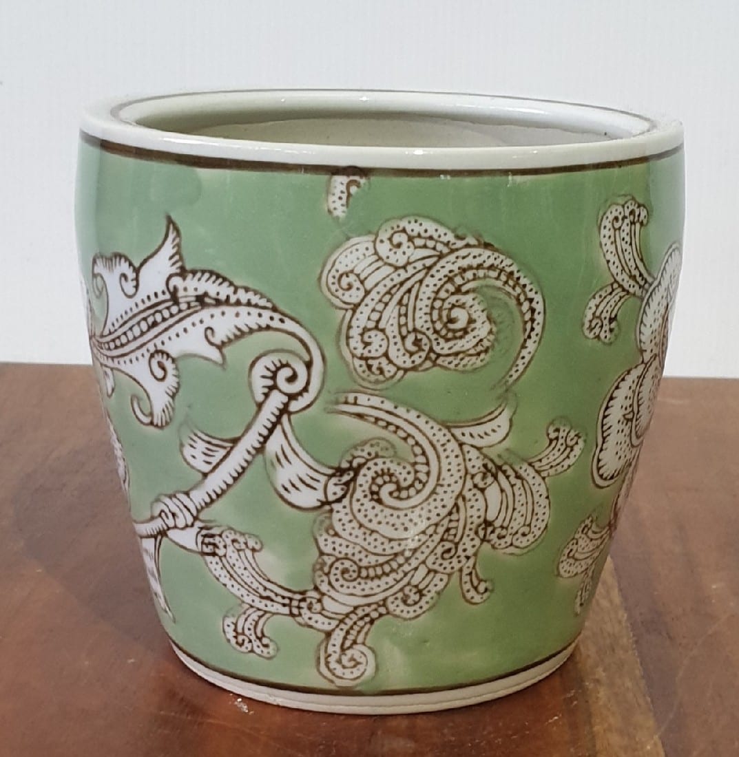 Sage Green Pot Small PT124 | Garden Feast