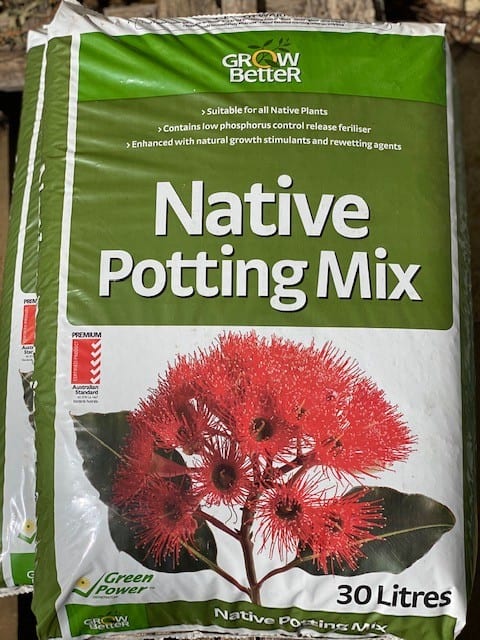 POTTING MIX NATIVE GROW BETTER 30LT | Garden Feast