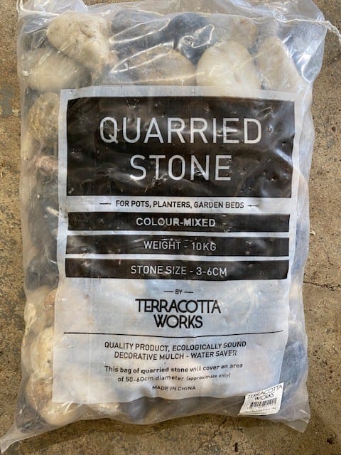 QUARRIED STONE 3-6CM 10KG MIXED COLOUR | Garden Feast