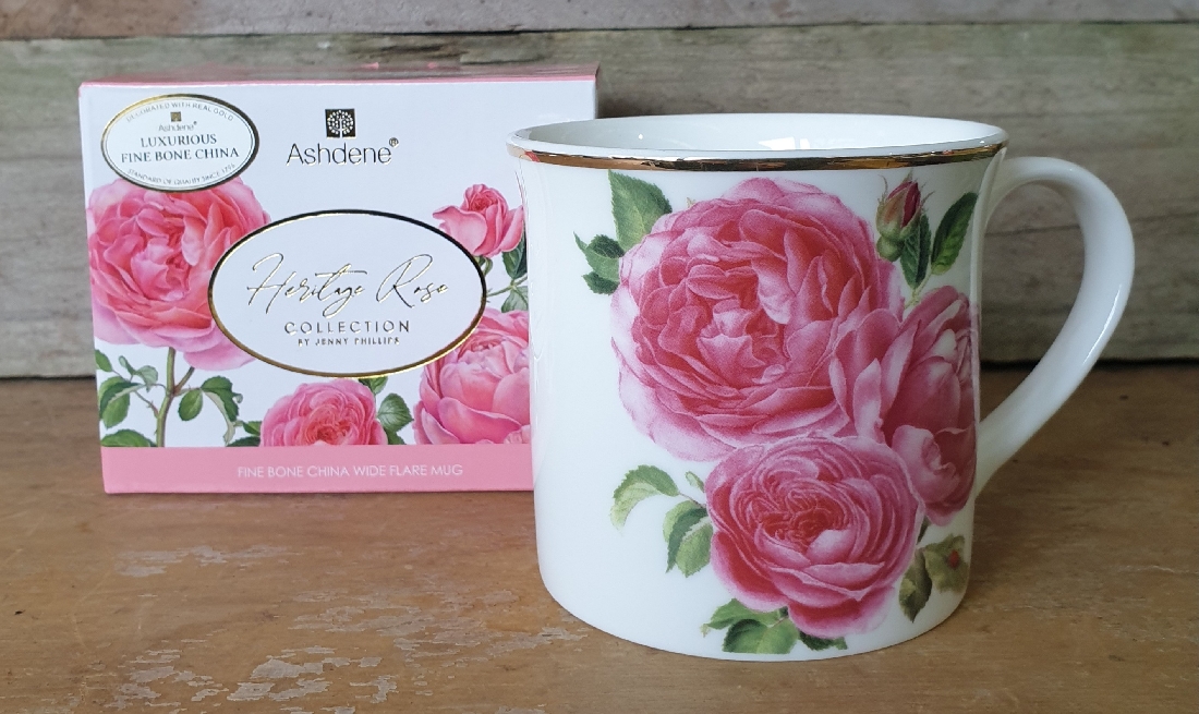 MUG HERITAGE ROSE WIDE FLARE | The Garden Feast