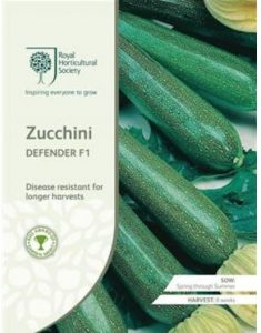 SEEDS ZUCCHINI DEFENDER F1 RHS | The Garden Feast