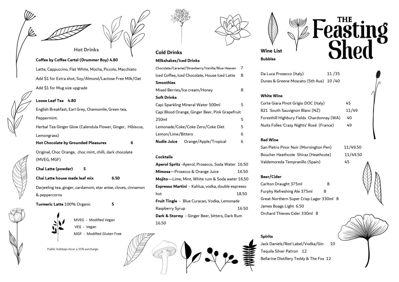 The Feasting Shed (Cafe) | Garden Feast