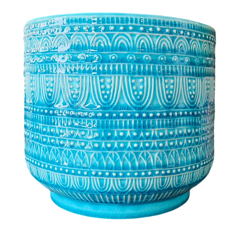 Pot Henna Egg Aqua B | The Garden Feast